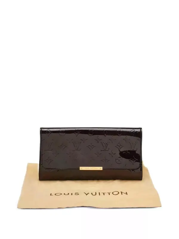 LOUIS VUITTON Amarante Monogram Vernis Robertson Clutch Bag