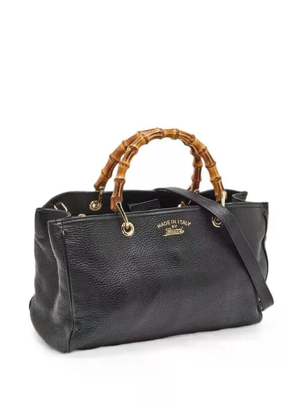 Gucci Bamboo Shopper Tote Bag - Black