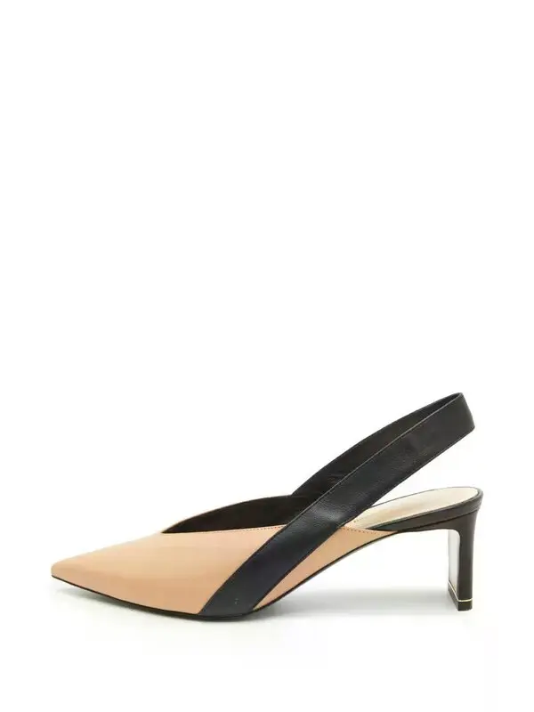 NICHOLAS KIRKWOOD Pointed Toe Slingback Pumps - Neutrals