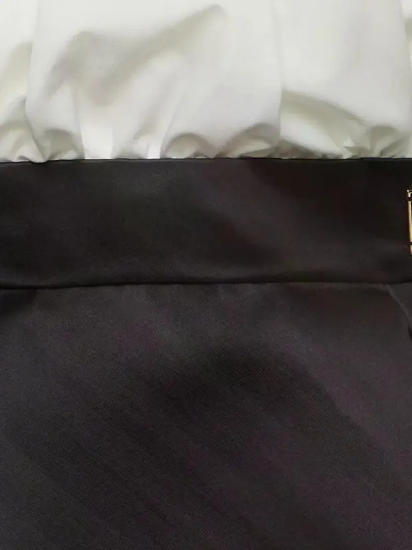 Elisabetta Franchi Sleeveless Bow Detail Mini Dress