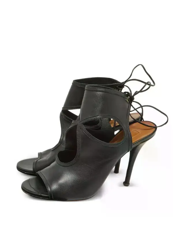 AQUAZZURA Cutout Detail Sandals - Black