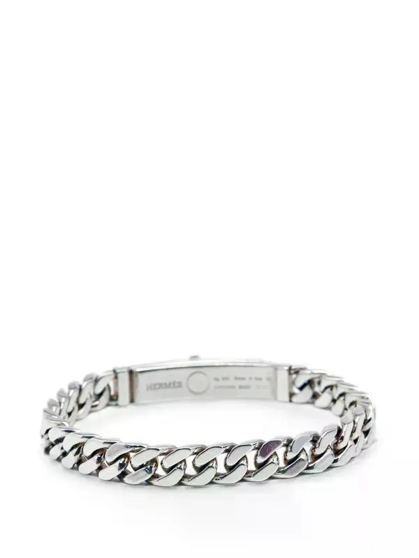 Hermès Kelly Gourmette Bracelet - Silver