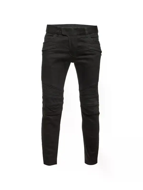 Balmain Ribbed Slim-fit Jeans