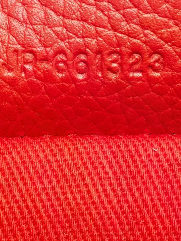 FERRAGAMO Leather Wristlet Clutch Bag