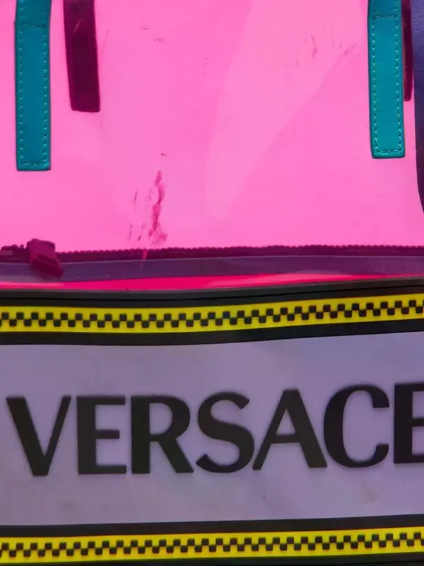 Versace 1990s Logo Tote Bag