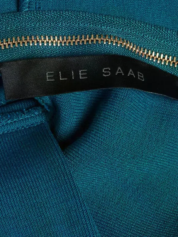 Elie Saab Backless Peplum Top