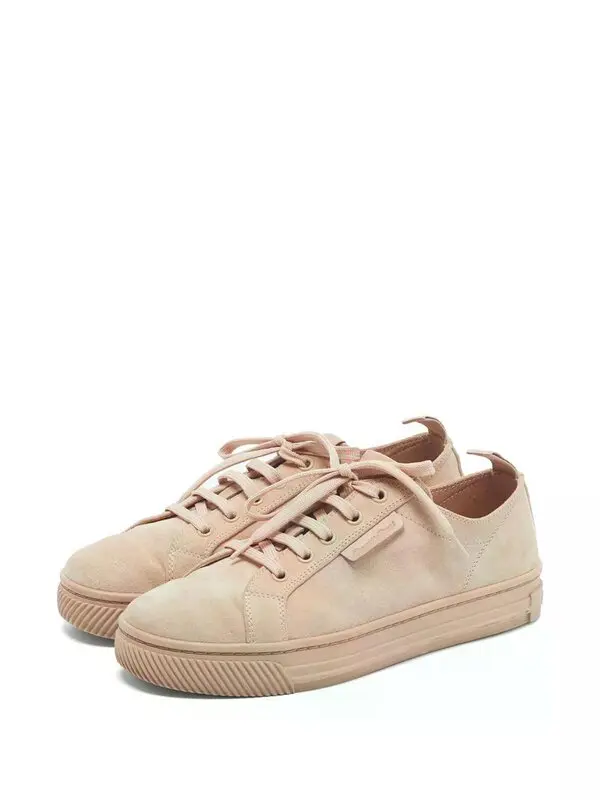 GIANVITO ROSSI Suede Lace-up Sneakers