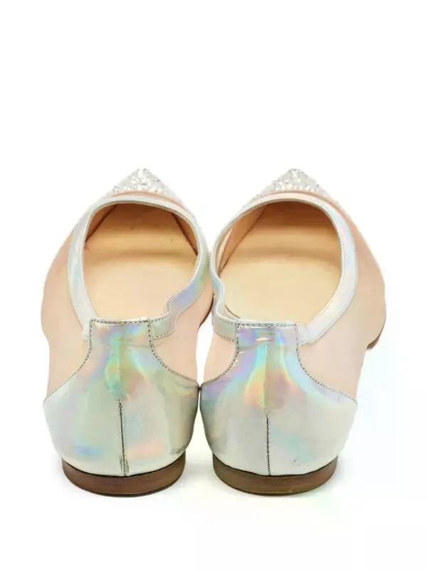 CHRISTIAN LOUBOUTIN Crystal Embellished Ballet Flats