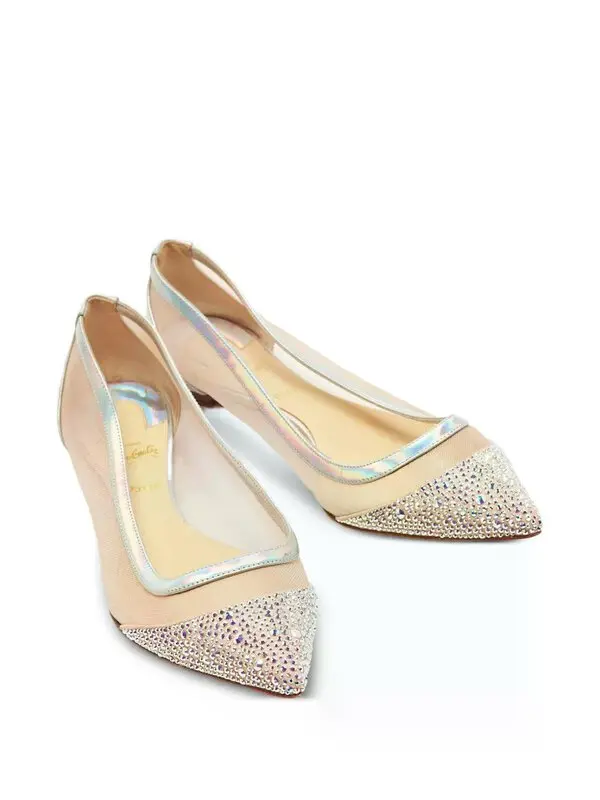 CHRISTIAN LOUBOUTIN Crystal Embellished Ballet Flats