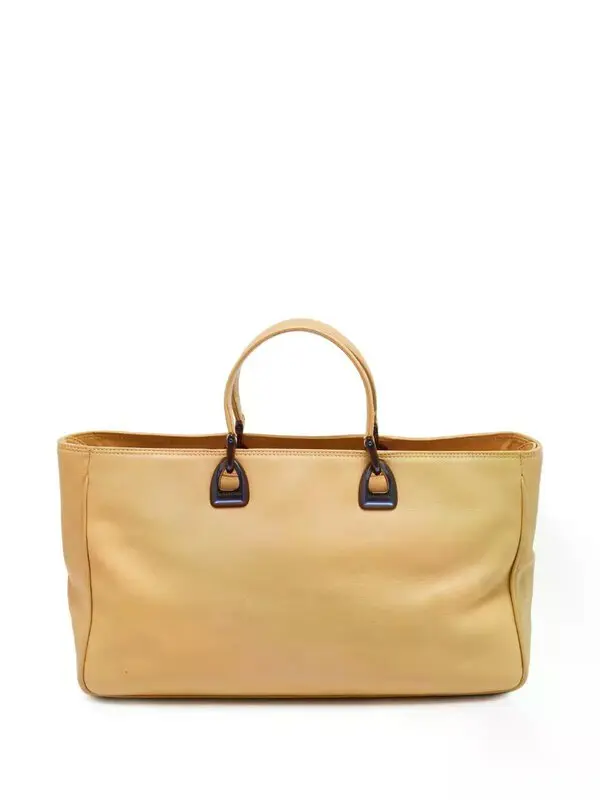 LANCEL East-west Leather Tote Bag - Neutrals