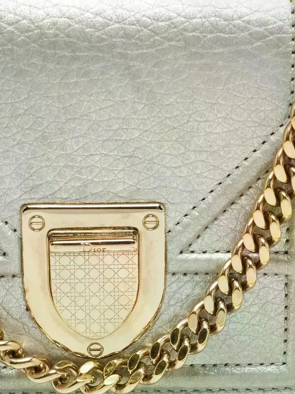 Dior 2017 Baby Diorama Shoulder Bag - Silver