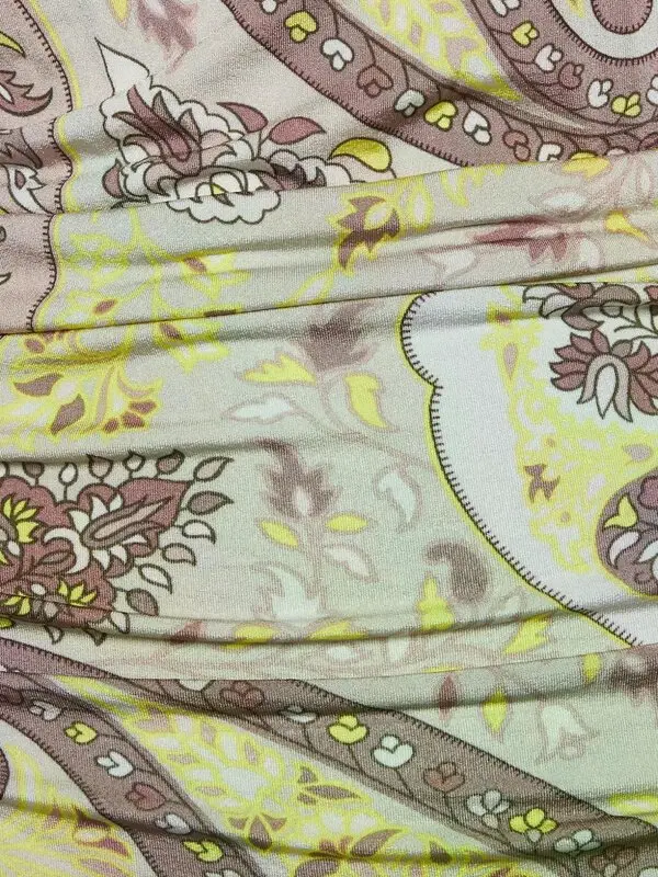 Etro Paisley-print Ruched Top