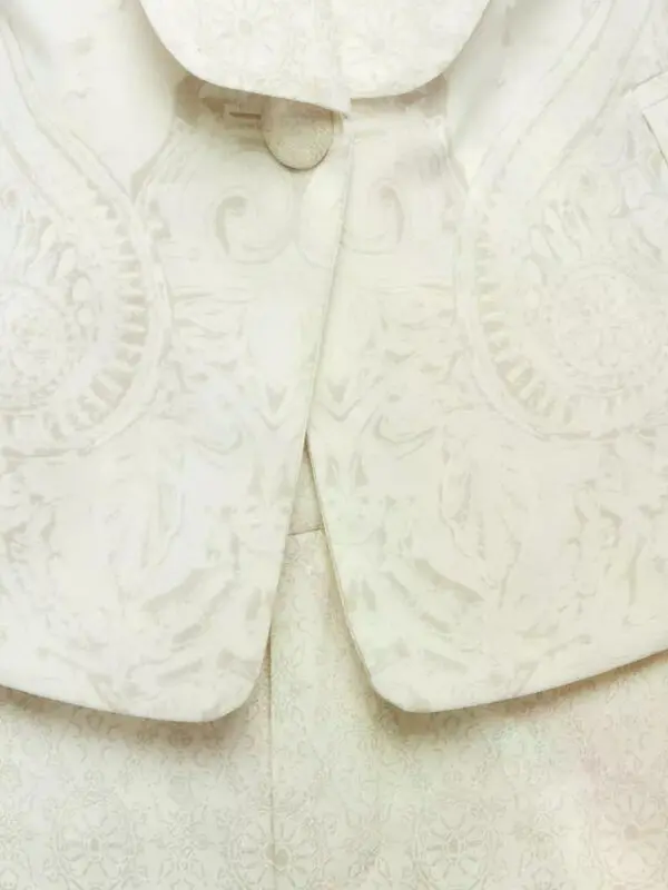 Roberto Cavalli Paisley Embroidered Suit