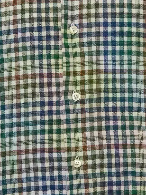 Burberry Plaid Long-sleeve Shirt