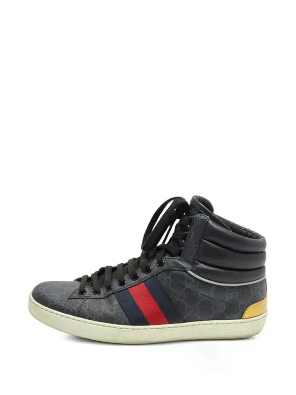 Gucci Ace Gg Canvas High-top Sneakers
