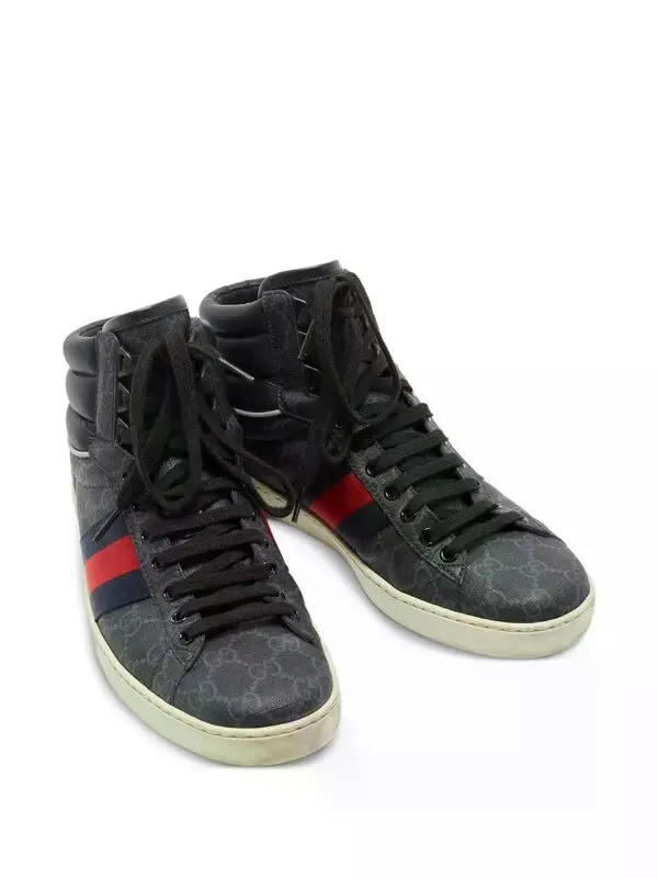 Gucci Ace Gg Canvas High-top Sneakers