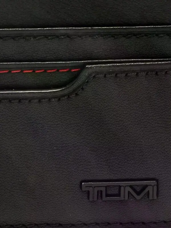 Tumi Logo-plaque Leather Card Holder