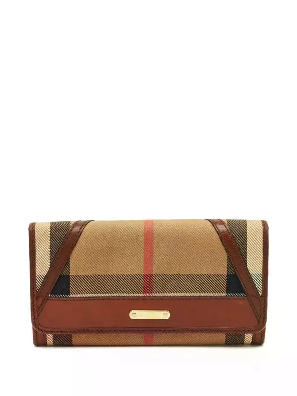 Burberry Leighton Press-stud-fastening Wallet