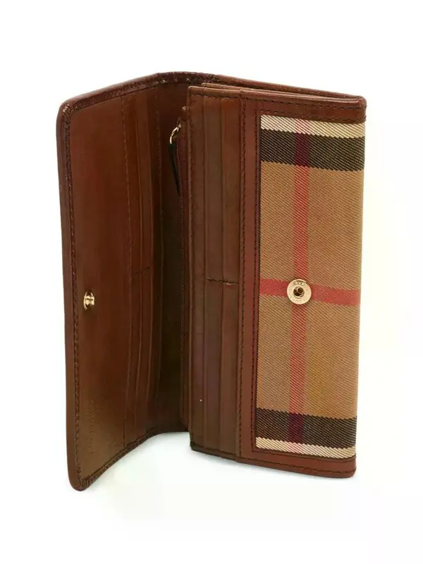 Burberry Leighton Press-stud-fastening Wallet