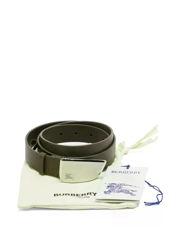 Burberry Shield Buckled Leather Belt