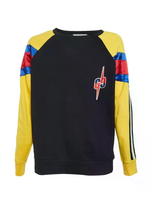 Gucci Gg Logo Embroidered Sweatshirt
