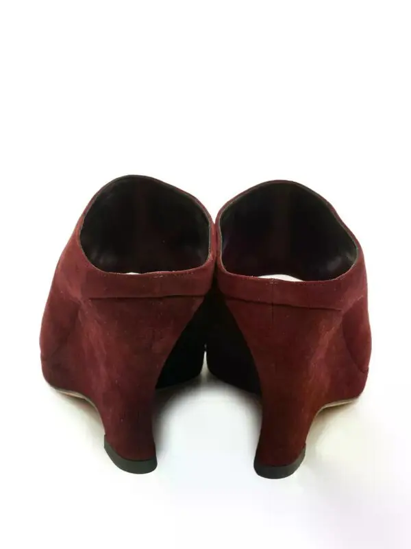Dior Suede Open-toe Wedge Sandals