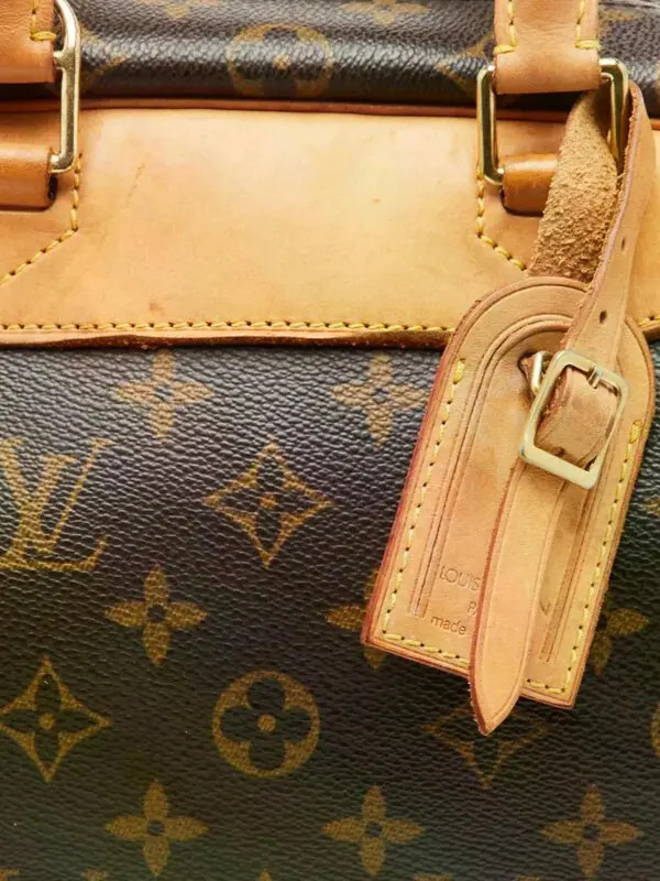 LOUIS VUITTON 2004 Deauville Monogram Handbag - Brown