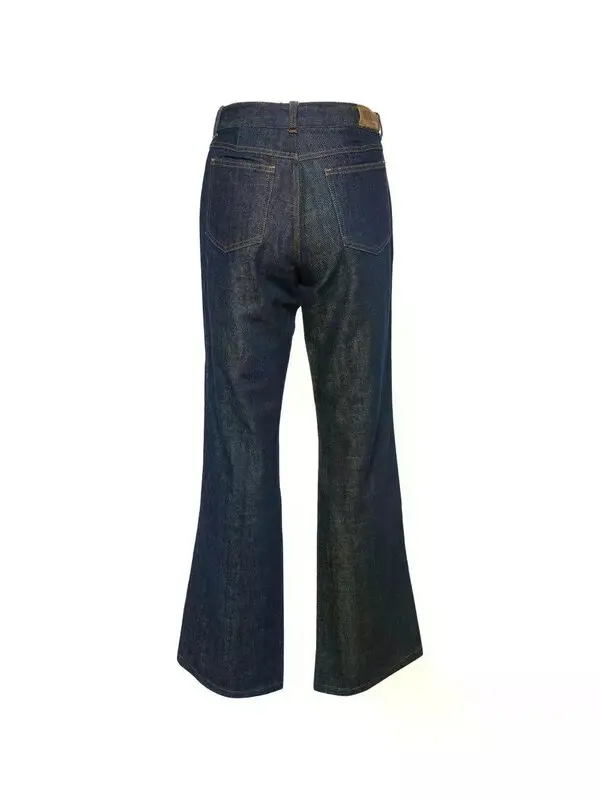 Moschino Studded Wide-leg Jeans