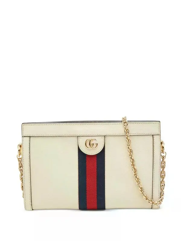 Gucci Ophidia Chain-strap Cross Body Bag - White