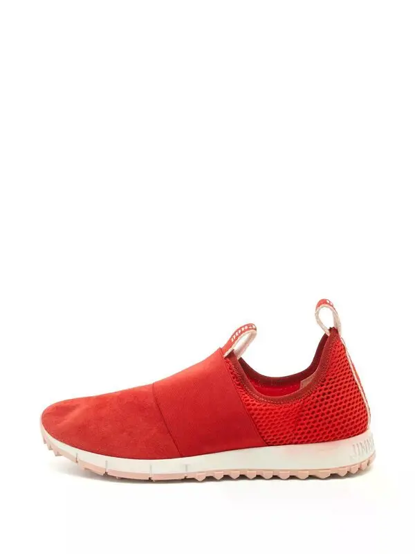 JIMMY CHOO Oakland Slip-on Sneakers - Red