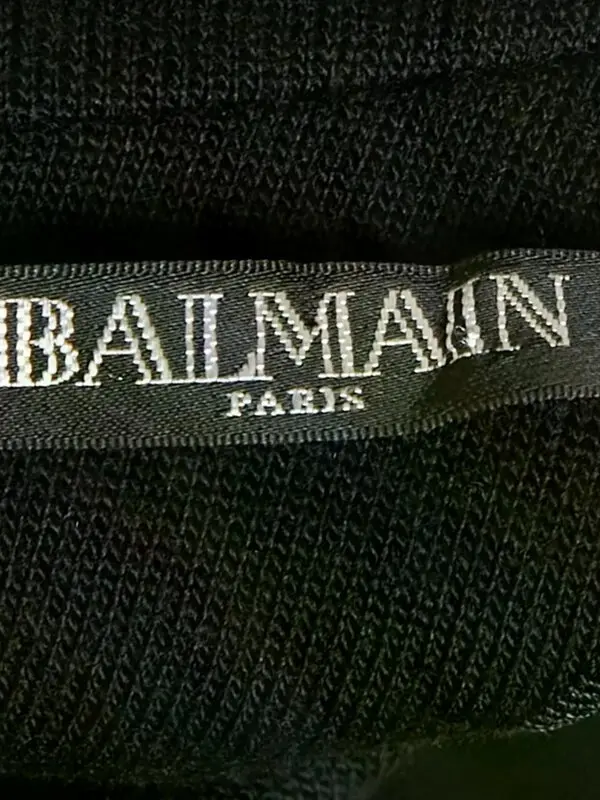 Balmain Cold-shoulder Wool Maxi Dress