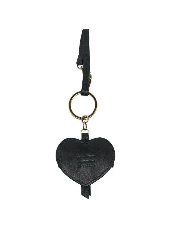 FERRAGAMO Heart Motif Keyring