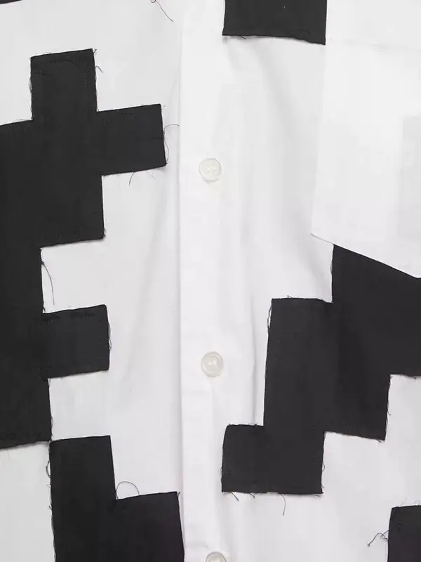 Comme Des Garçons Patchwork Cotton Shirt