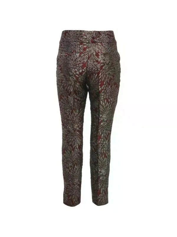 Dolce & Gabbana Floral Jacquard Straight-leg Trousers