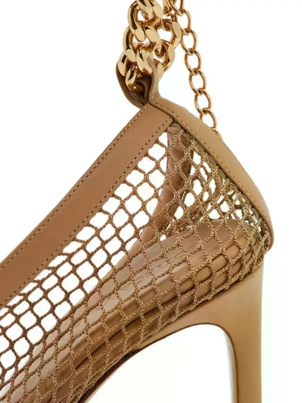 Bottega Veneta Mesh Chain-link Pumps