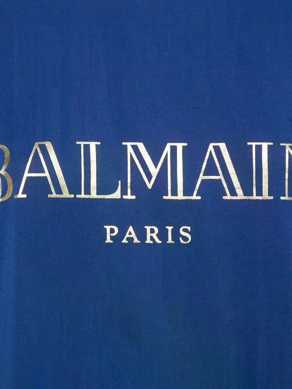 Balmain Logo-print Button-detail Tank Top