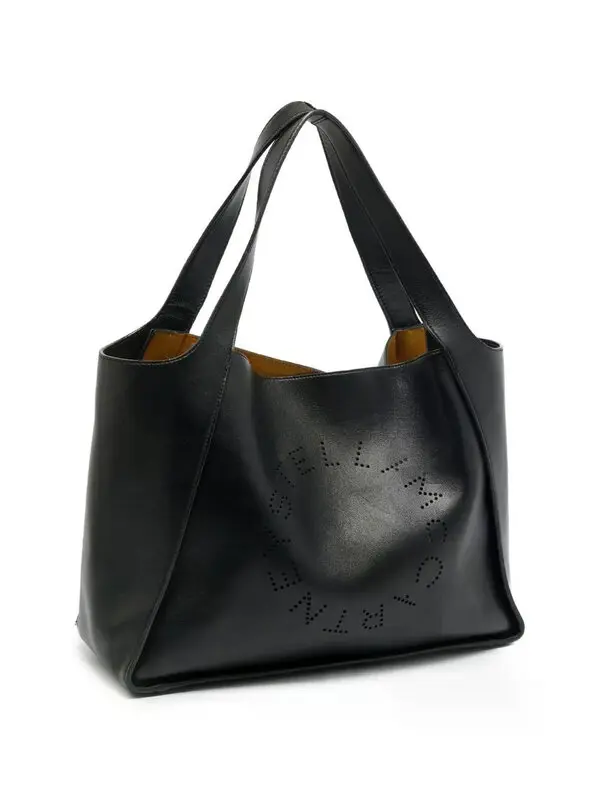 Stella McCartney Large Logo Perforated Tote Bag