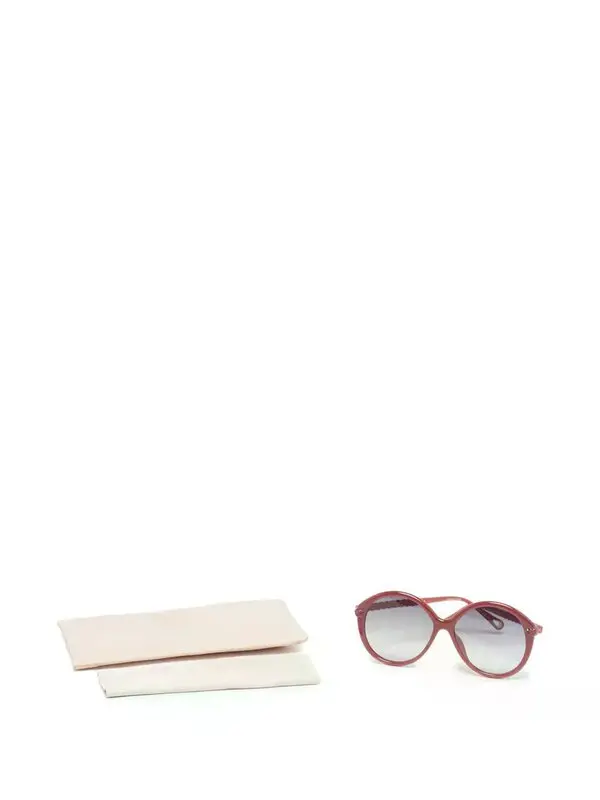 Chloé Braided-arm Round Sunglasses