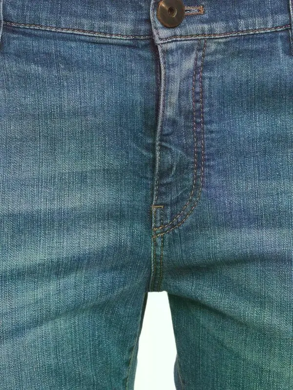 Brunello Cucinelli Faded Effect Skinny Jeans - Blue