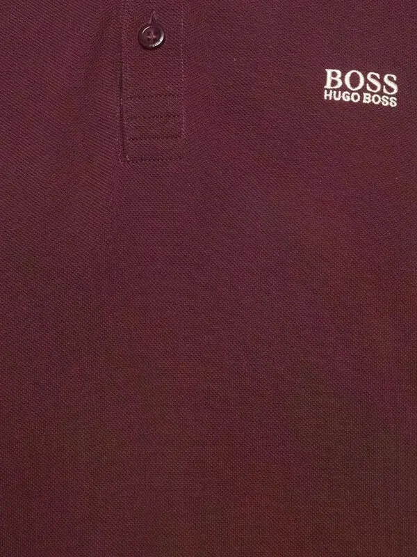 BOSS Cotton-knit Polo Shirt - Red