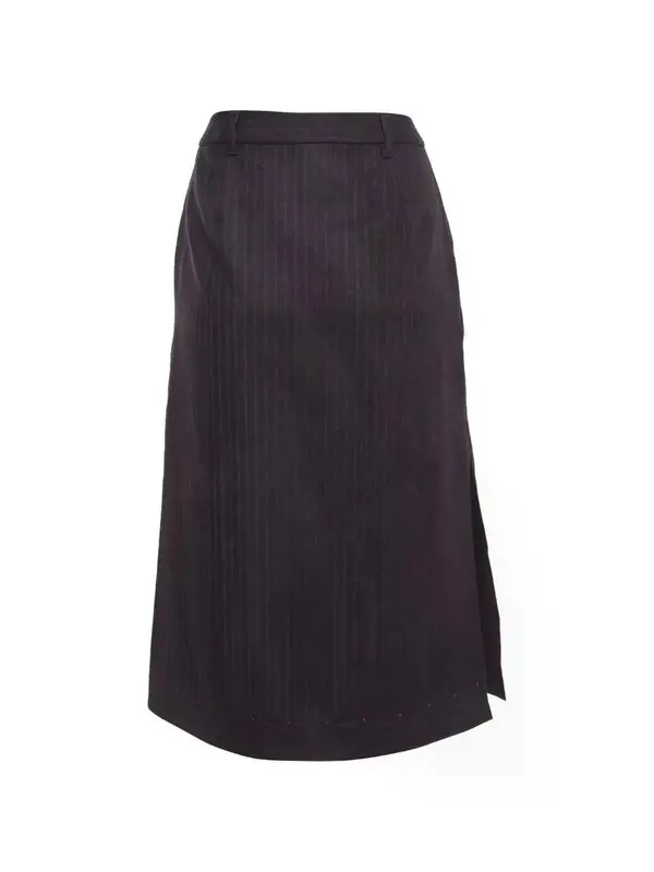 Max Mara Stripe Midi Skirt