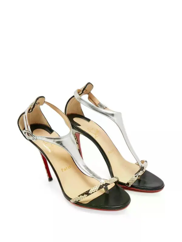CHRISTIAN LOUBOUTIN T-strap Stiletto Sandals