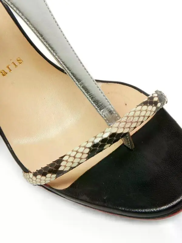 CHRISTIAN LOUBOUTIN T-strap Stiletto Sandals