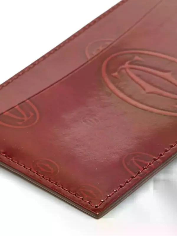 Cartier Happy Birthday Logo-embossed Card Holder