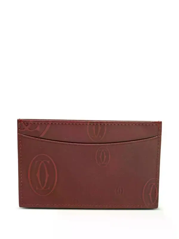 Cartier Happy Birthday Logo-embossed Card Holder