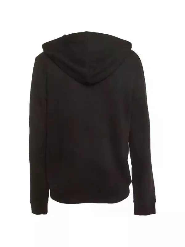Saint Laurent Logo-print Hoodie - Black