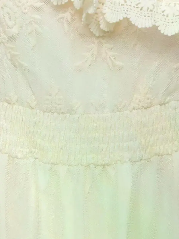 Y.A.S Floral-lace One-shoulder Maxi Dress - Neutrals
