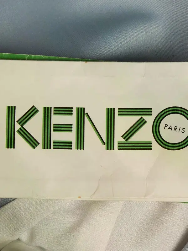 Kenzo Striped Asymmetrical Mini Skirt