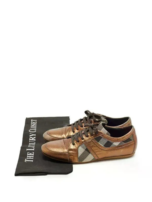 Burberry Nova Check Low-top Sneakers
