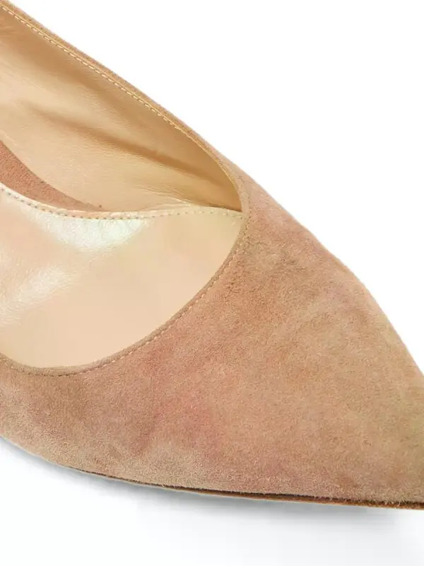 GIANVITO ROSSI Pointed-toe Slingback Pumps